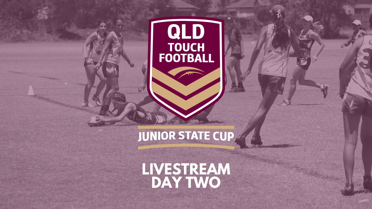 Livestream: 2021 Junior State Cup DAY TWO : Townsville Junior Touch ...